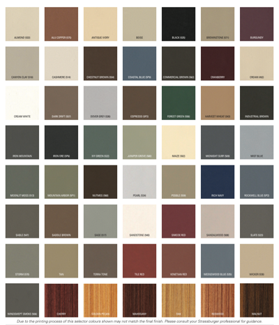 Finishes (windows) - Strassburger Windows and DoorsStrassburger Windows ...